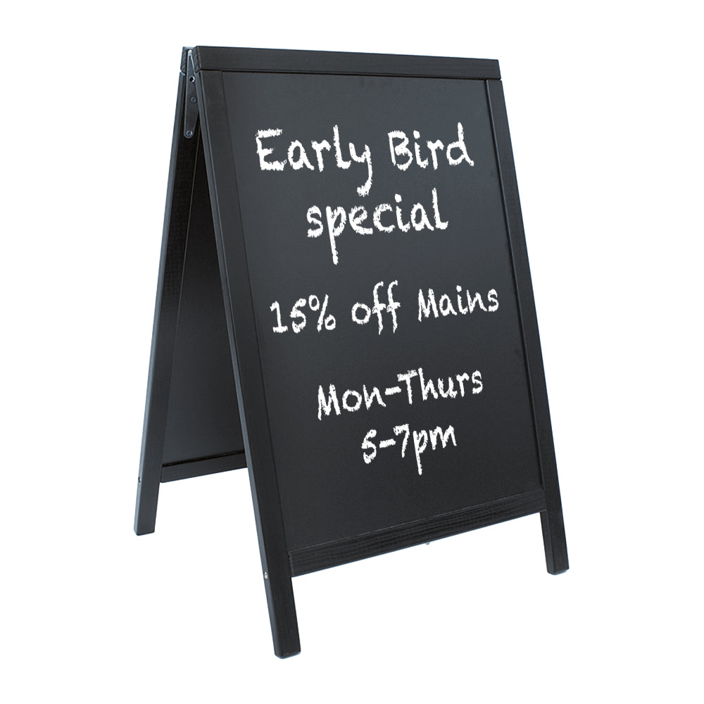 Wooden Blackboard A Board – VisualDisplays