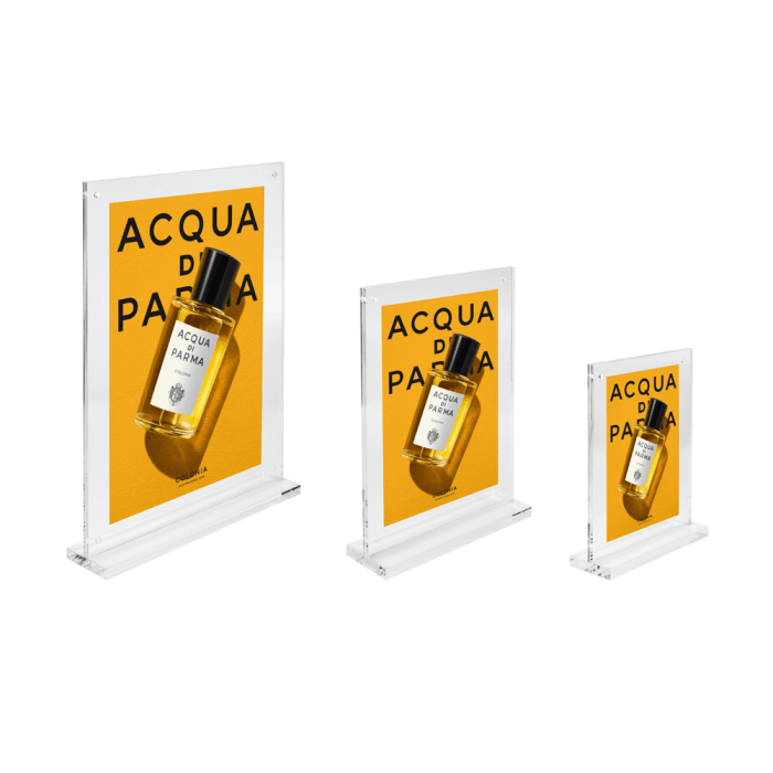 Magnetic Clear Acrylic Block Sign Holder – VisualDisplays