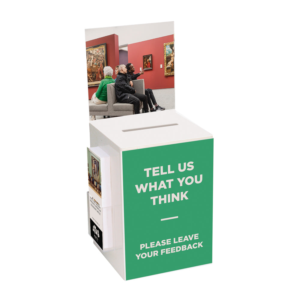 White Suggestion Box – VisualDisplays