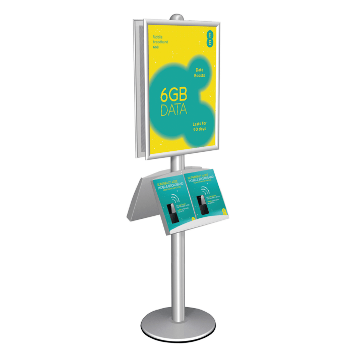 Freestanding Leaflet Poster Display – VisualDisplays