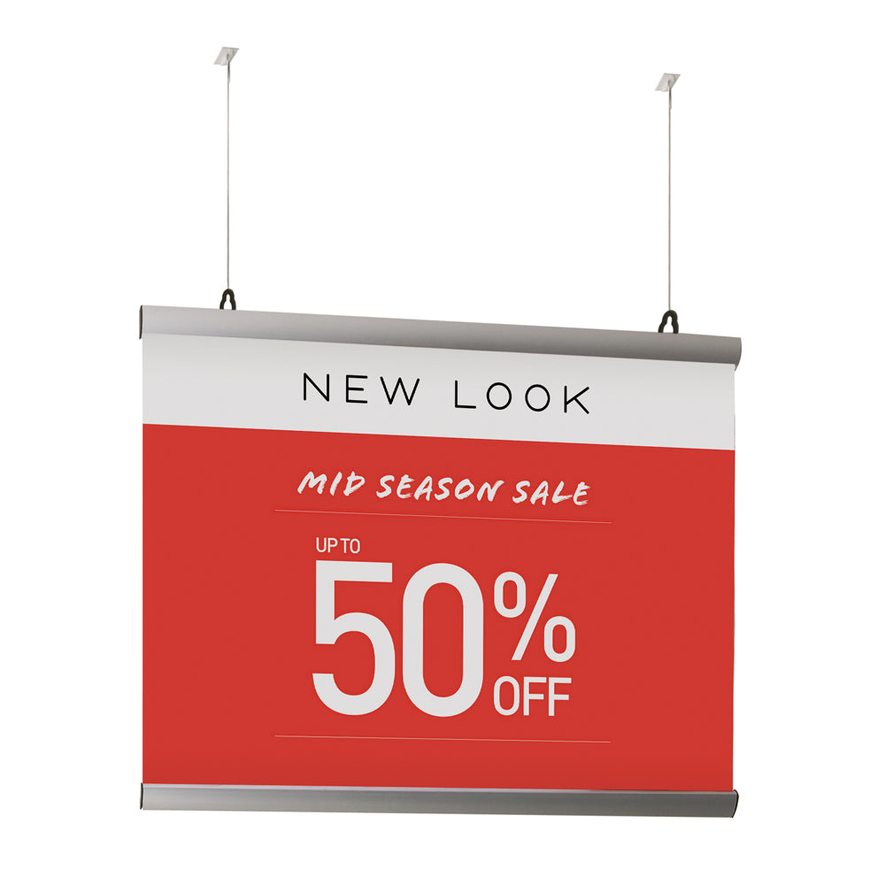 Aluminium Poster Hanger – VisualDisplays