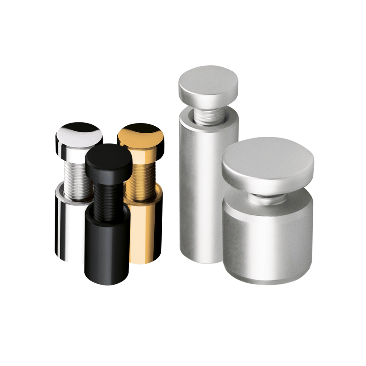 Acrylic Sign Standoffs Hole Mount (Pack of 2) – VisualDisplays