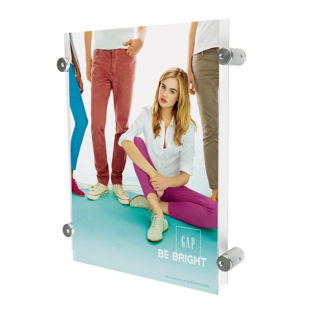 Acrylic Panel Poster Kit with Side Grip – VisualDisplays