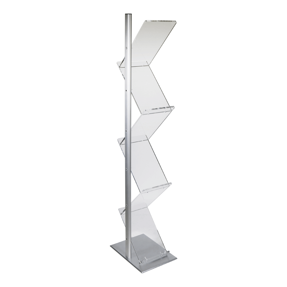 Magazine Zig Zag Brochure Display Stand – VisualDisplays